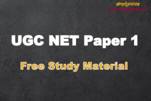 UGC NET Paper 1 Free Study Material (Updated Notes 2022) Free Notes